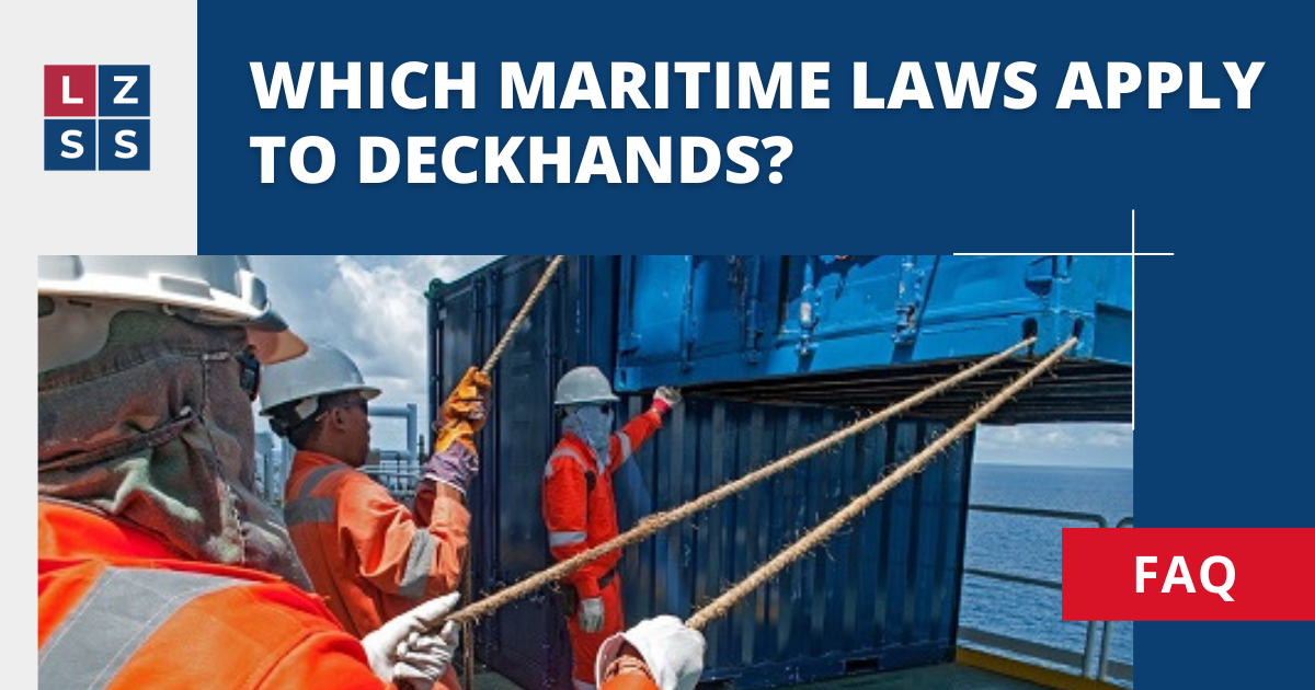 Deckhand Injury Attorneys Louisiana | Deckhand Accident Lawyers